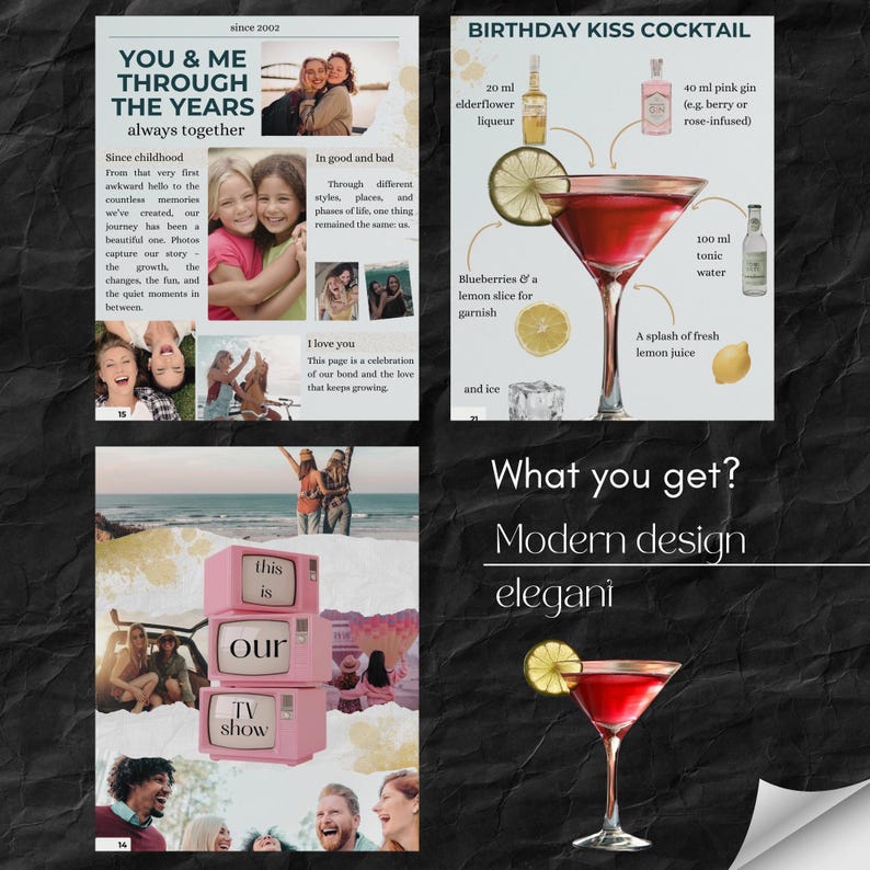 Editable Modern Vogue Easy to Use Magazine - Etsy