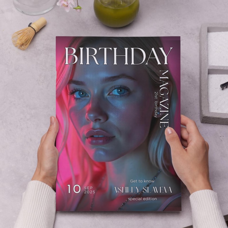 Editable Modern Vogue Easy to Use Magazine - Etsy