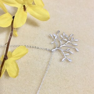 Branch Necklace, Silver Tree Branch Necklace, Nature Necklace, Woodland ...