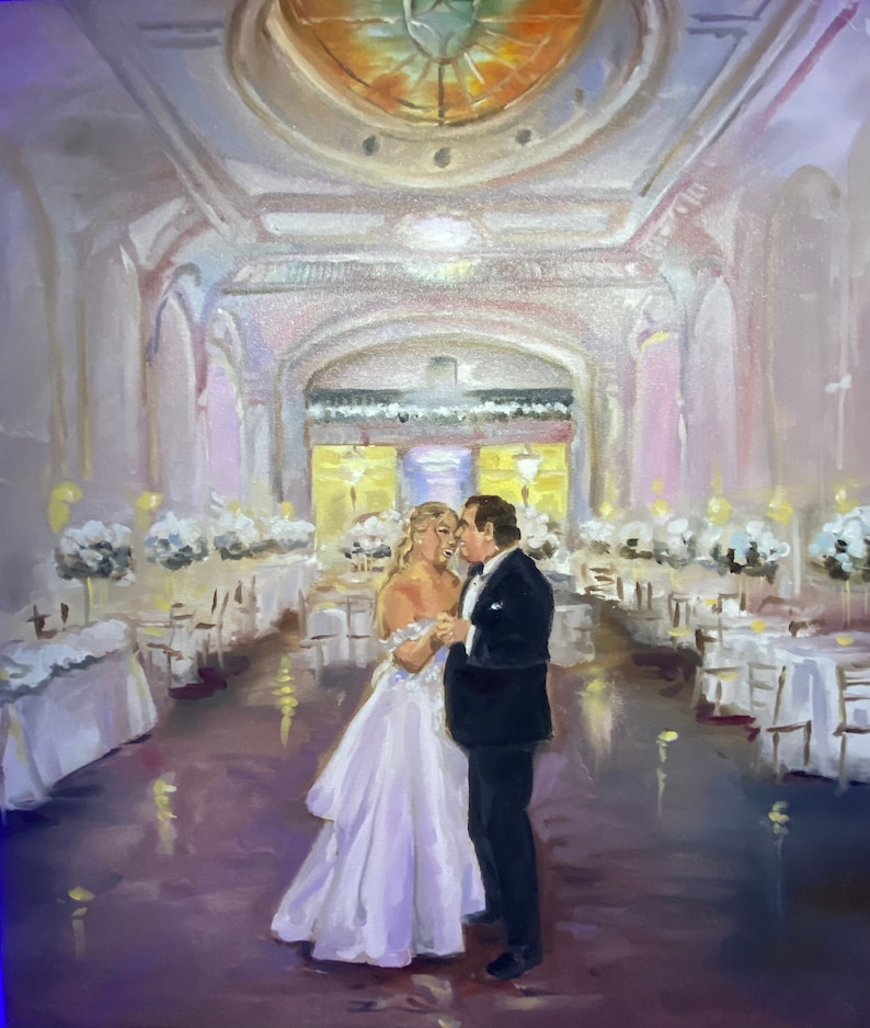 Live Wedding Painter • Live Oil Painting • Live Event Artist • Live Art ...