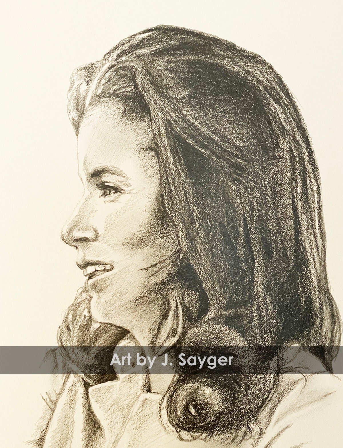 Johnny and June Original Graphite Drawing in White Frames - Etsy