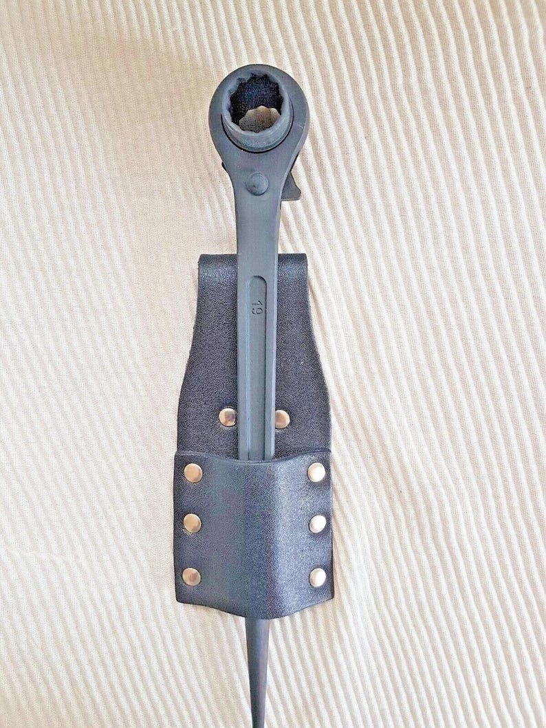 Scaffolding Ratchet Spanner With Leather Frog: Heavy Duty Wrench - Etsy