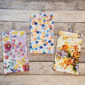 CUSTOM Fabric Cell Phone Holder - Etsy
