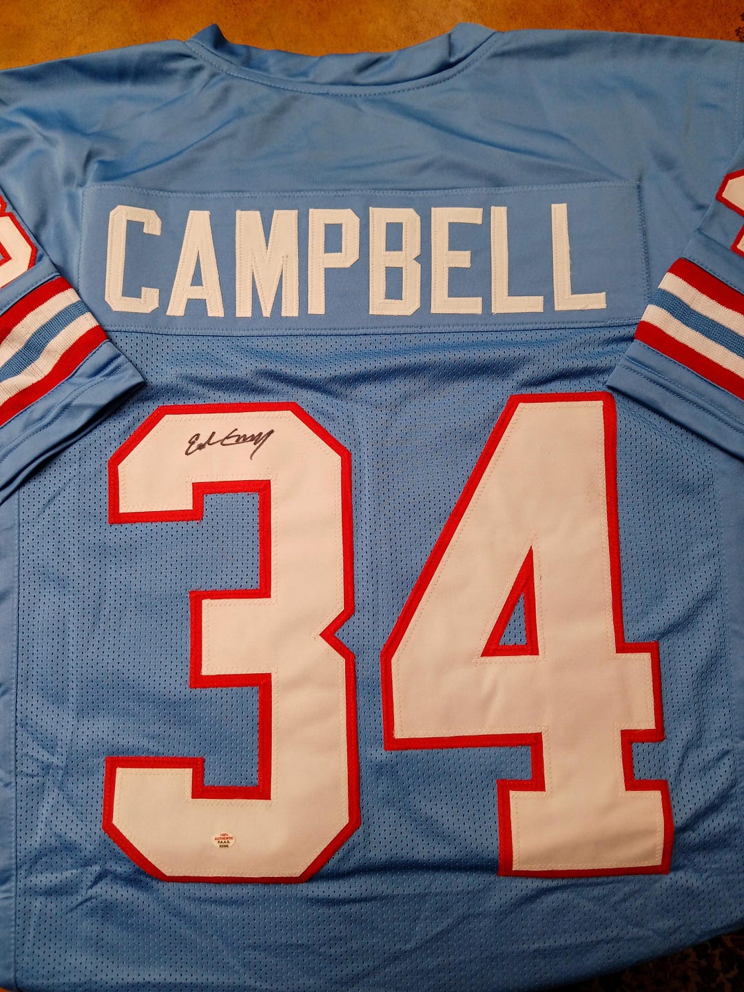 Earl Campbell #34 Houston Oilers 78-84 NFL, Heisman Trophy Winner, NLF ...