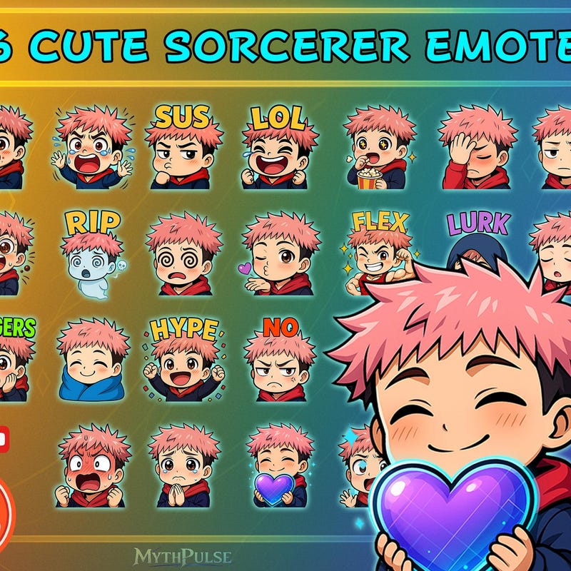 Gojo Jjk Emote - Etsy UK