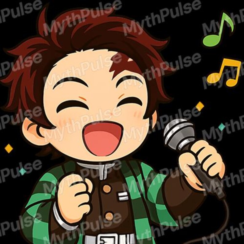 24 Tanjiro Emotes Pack | Anime Chibi | Twitch & Discord Vtuber Emotes ...