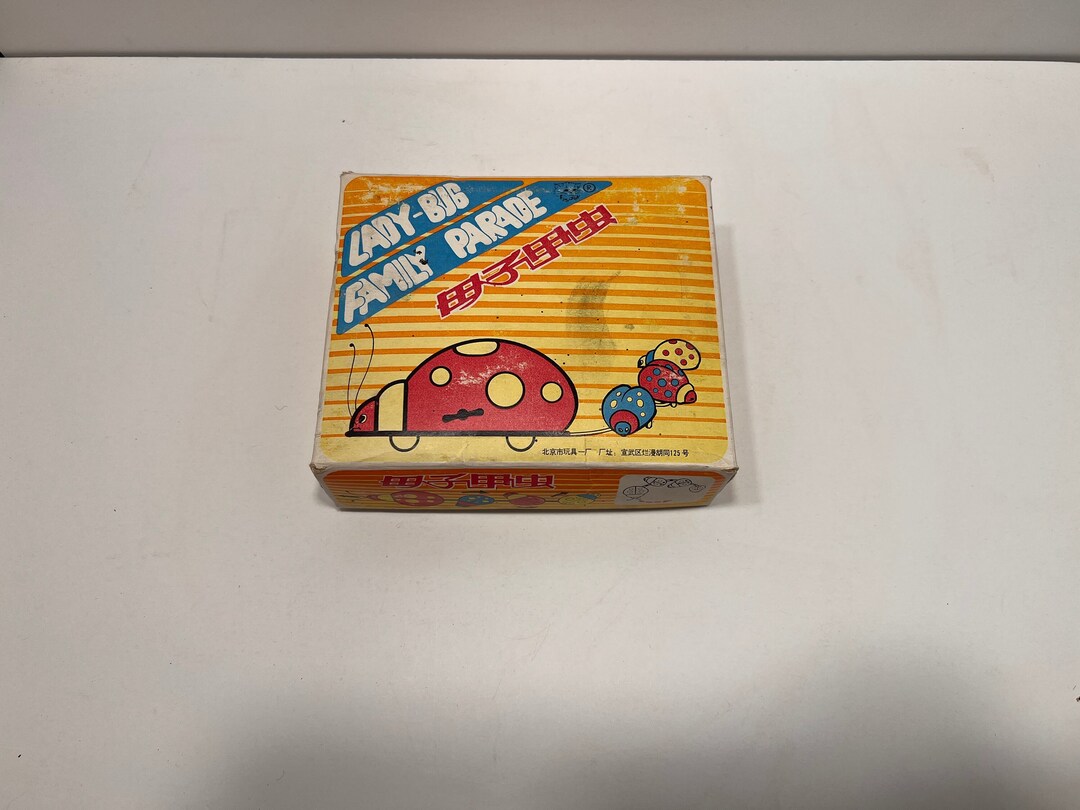 Wind-up Lady Bug Family Parade WITH BOX Toy Japan Japanese Collectable ...