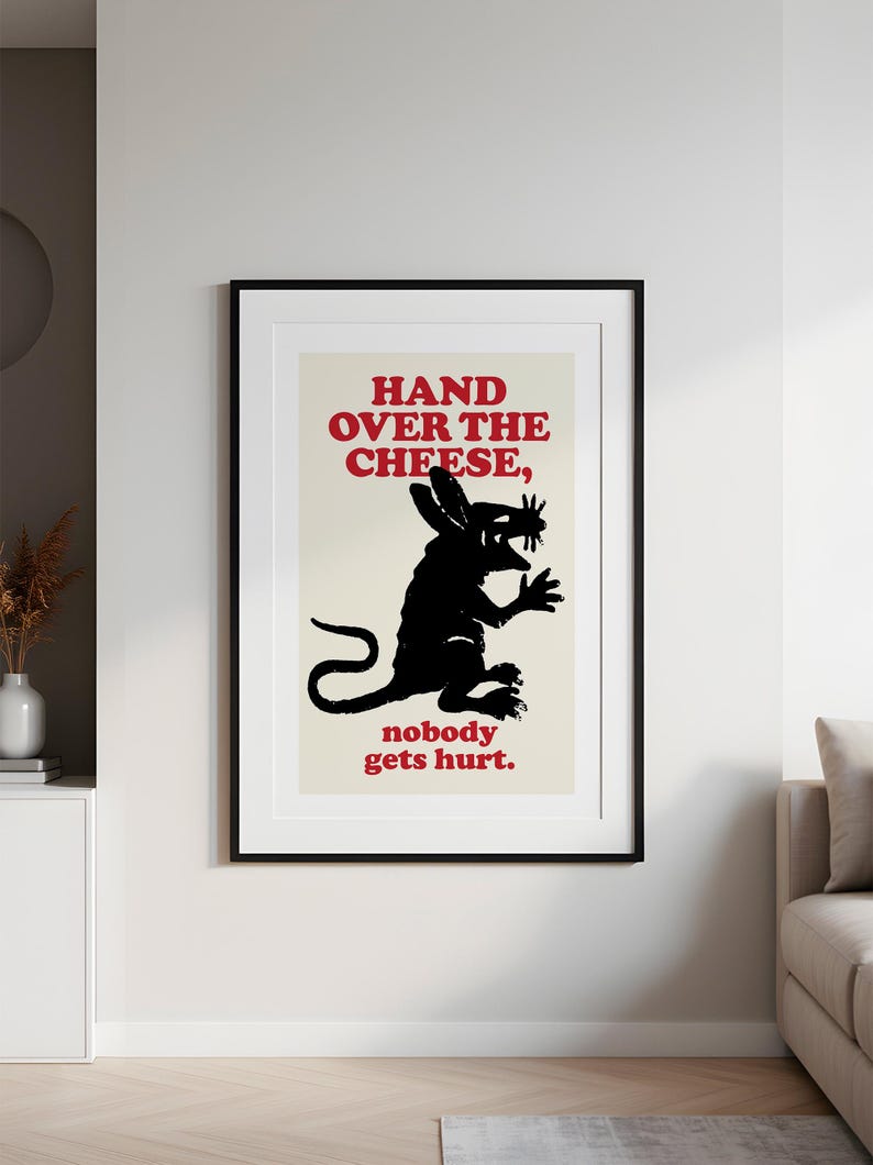 Humorous Poster, Home Decor, Printable Poster, Wall Art, Typography ...