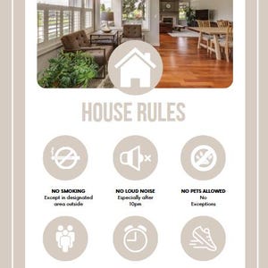 Digital Airbnb Welcome Book Template | 21 Page Editable & Printable ...