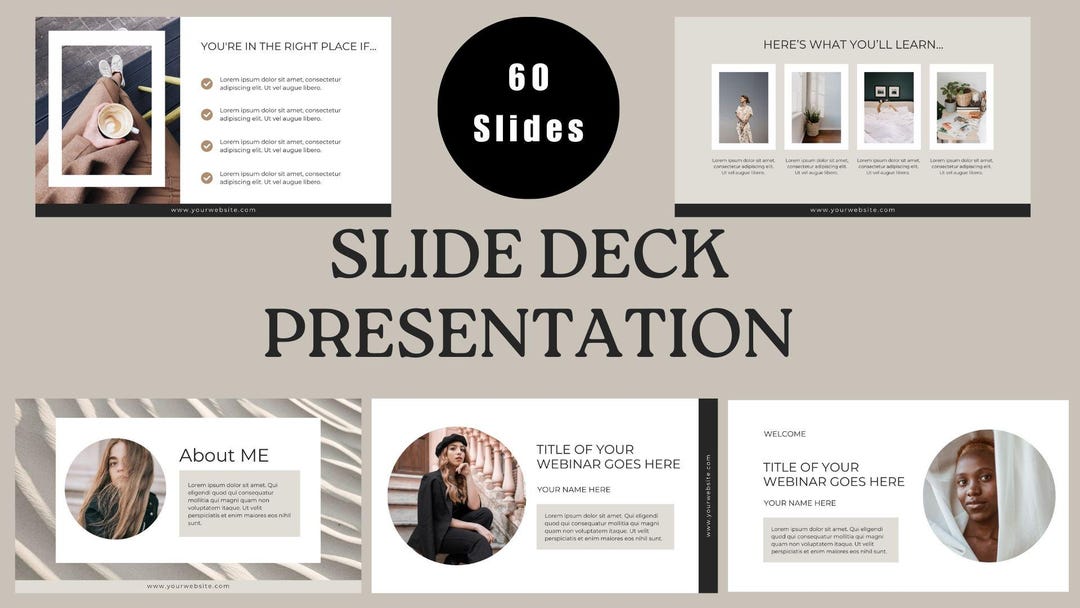 60 Editable Presentation Slides – Modern Business Template – Fully ...