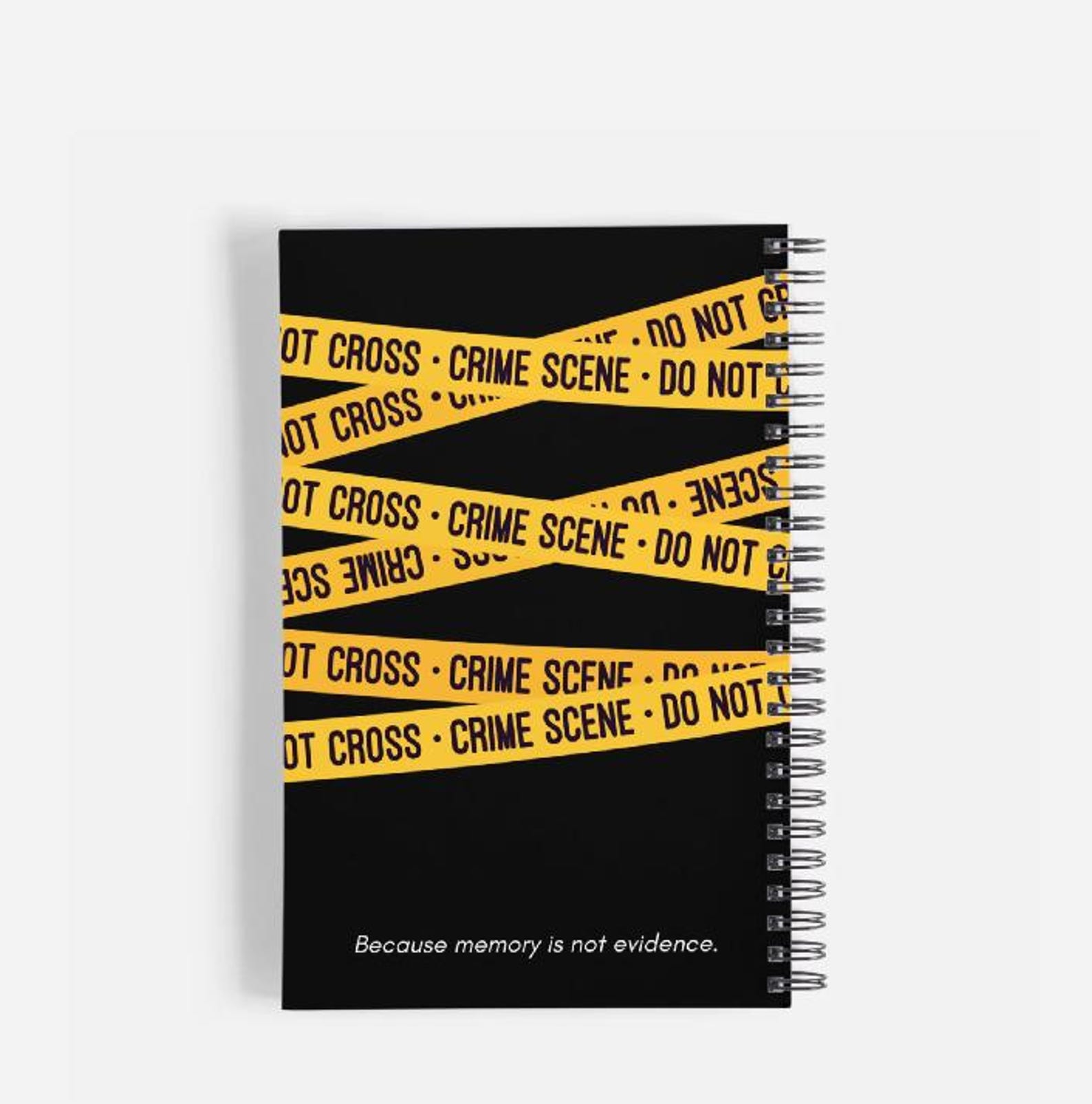 Crime Scene Case Notes Spiral Notebook | Forensic Science Gift - Etsy
