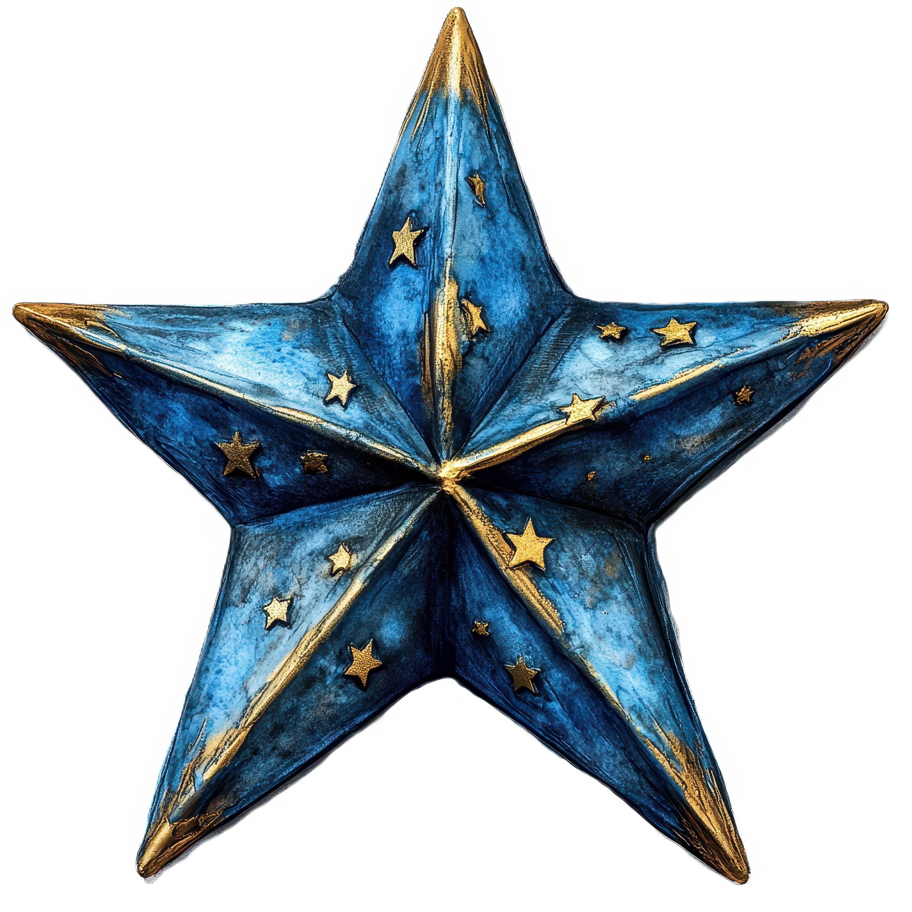 10 Star Clipart, 10 High Quality Jpgs, Nursery Art, Digital Download ...