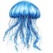 10 Jellyfish Clipart, Sea Jelly, Junk Journal, Printable Watercolor ...