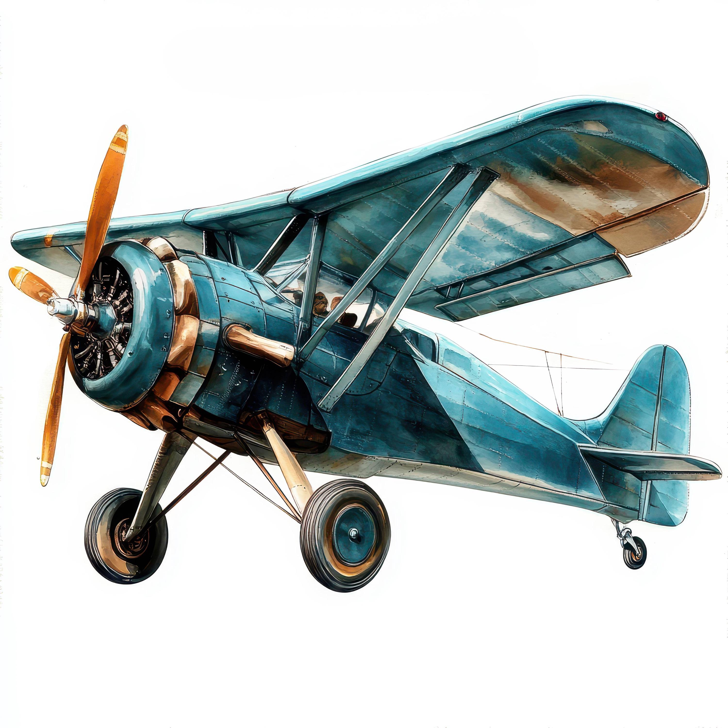 10 Vintage Planes Clipart, Antique Plane, Paper Craft, Junk Journal ...