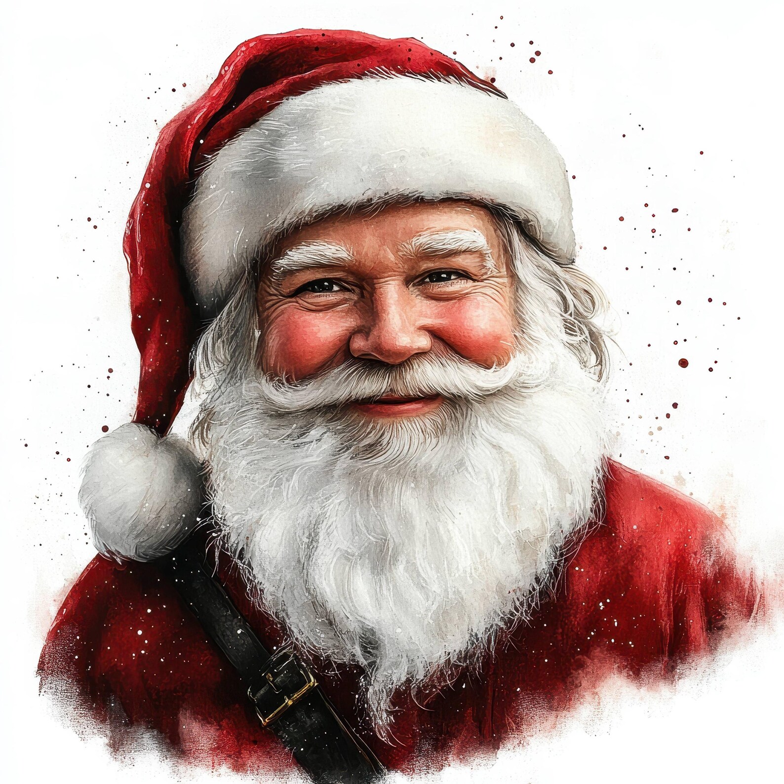 10 Christmas Santa Claus Clipart, 10 High Quality JPG, Digital Download ...