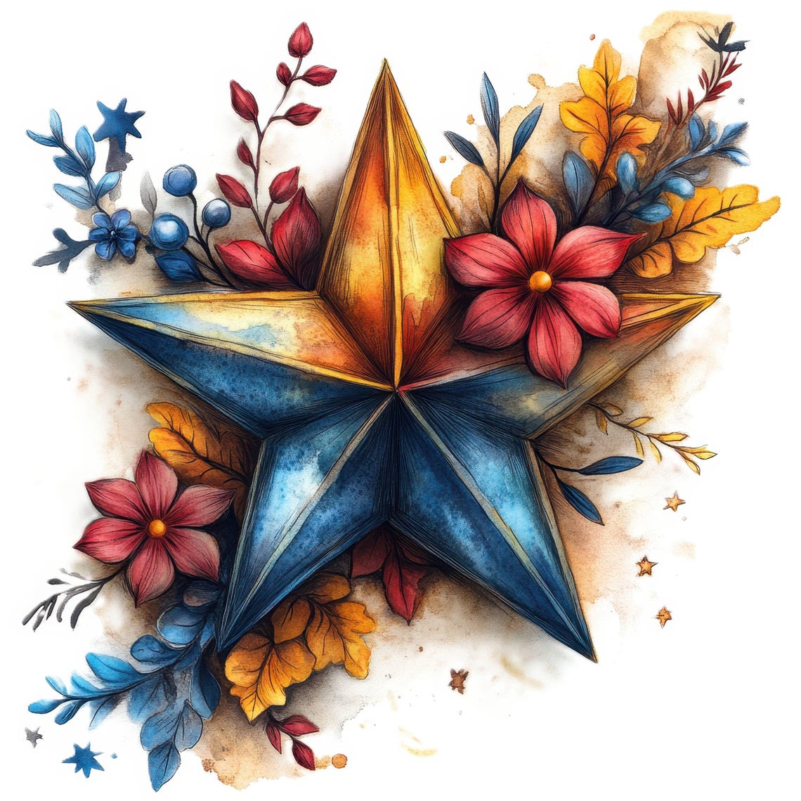 10 Star Clipart, 10 High Quality Jpgs, Nursery Art, Digital Download ...