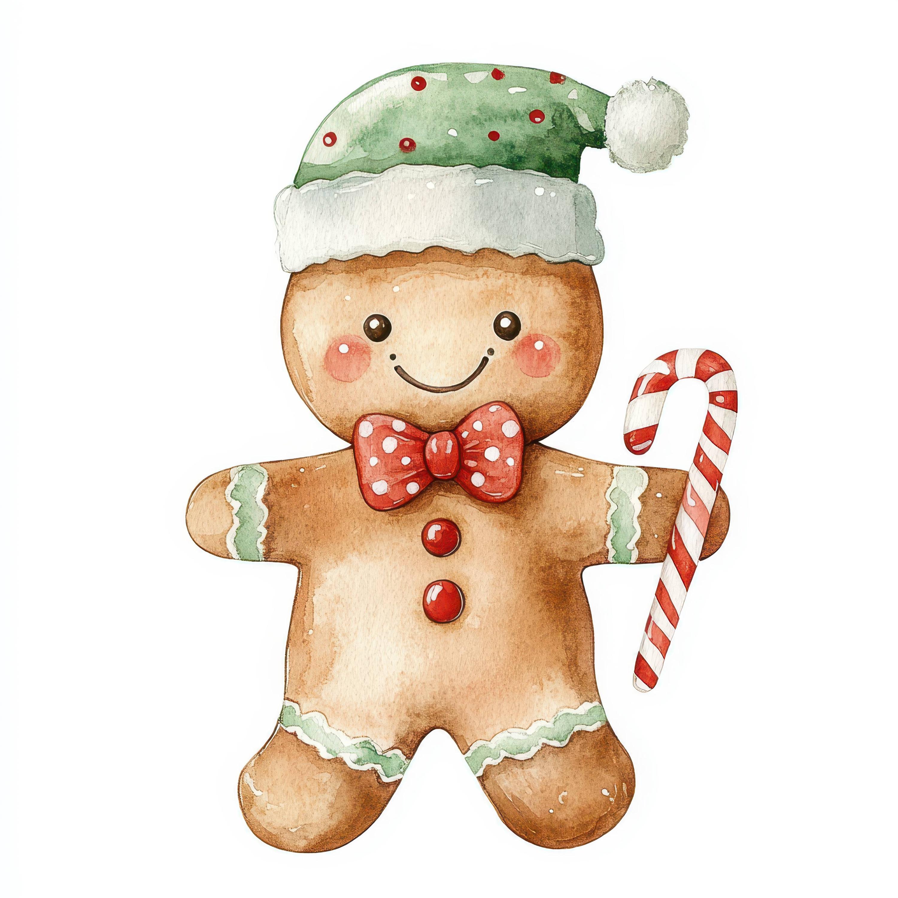 20 Gingerbread Boy Clipart, Christmas Gingerbread Man Clipart, Junk ...
