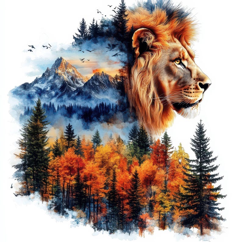 15 Lion Clipart, High Quality Jpgs, Digital Download Jpgs, Printable ...