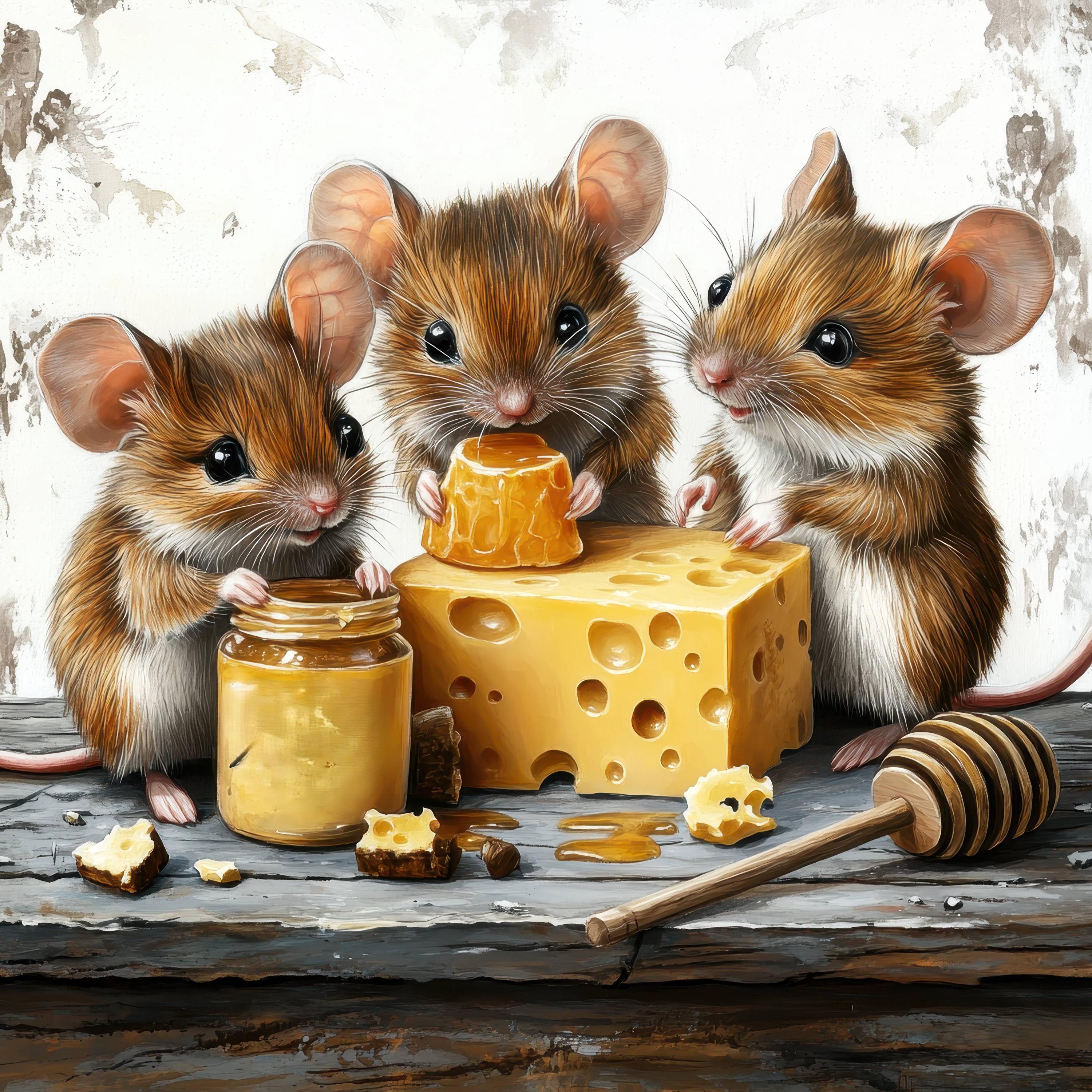 10 Mice Family Party Clipart, 10 High Quality Jpgs, Digital Download ...