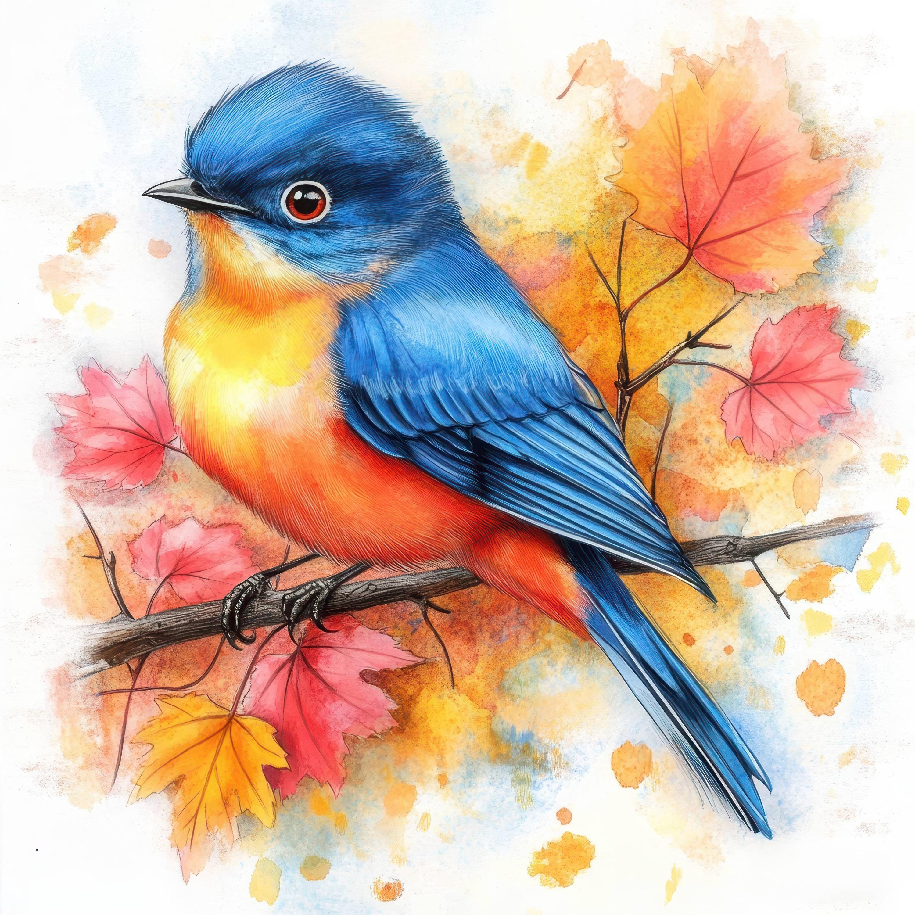 10 Cute Bird Clipart, 10 High Quality Jpgs, Digital Download, Nursery ...