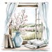 15 Window With Books Clipart, Digital Download, Cozy Window Scene ...