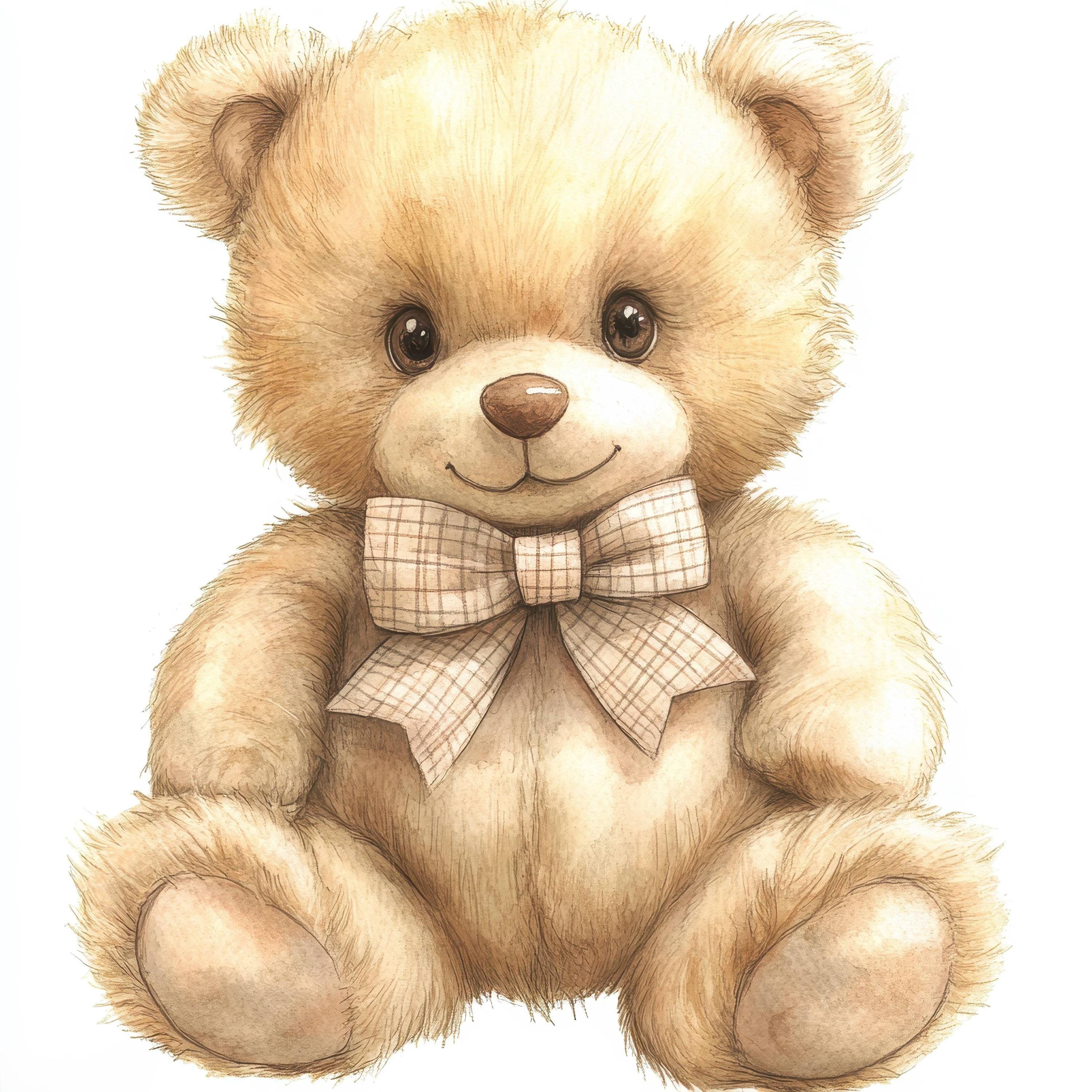 11 Teddy Bear Clipart, Cute Animal Clipart, Instant Digital Download ...