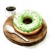 10 Donut and Coffee Clipart, Printable Watercolor Clipart, Junk ...