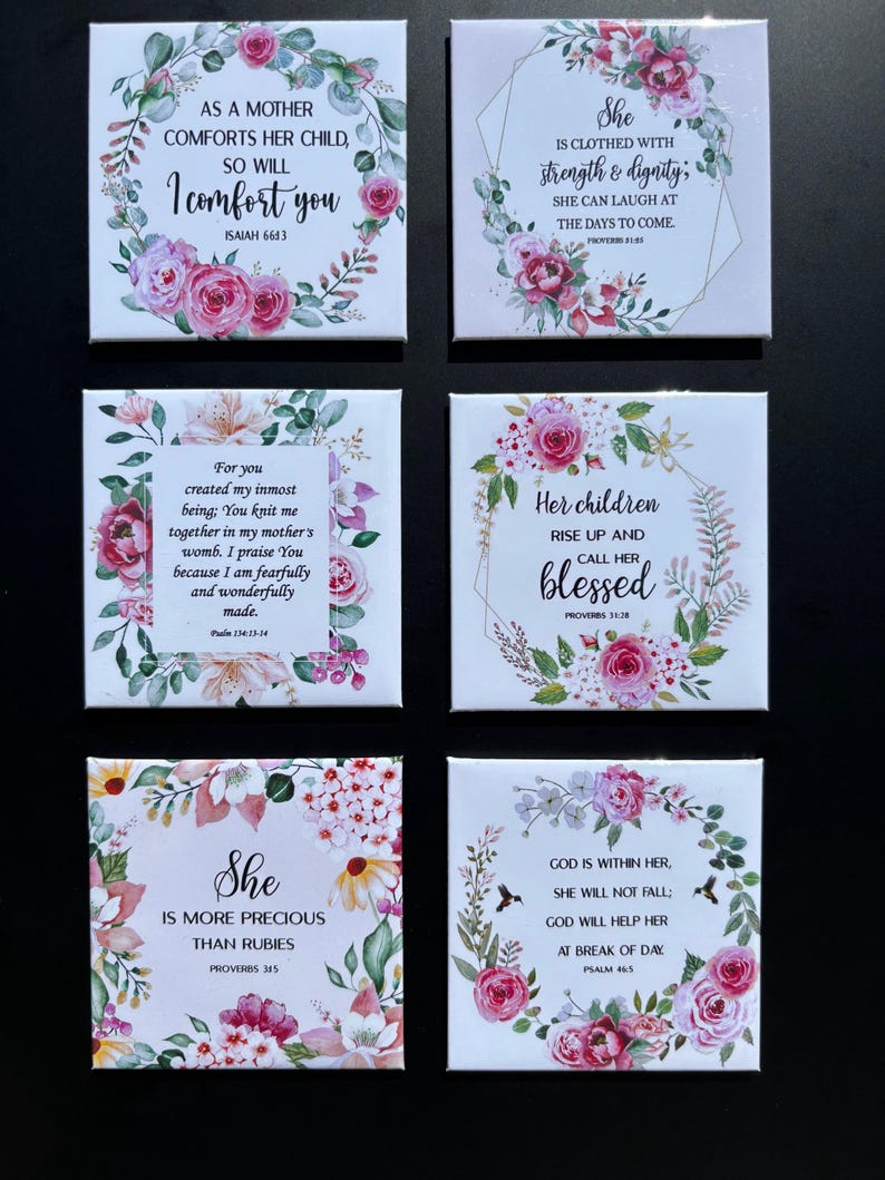 Inspirational Scripture Magnets: Christian Bible Verse, Spiritual ...