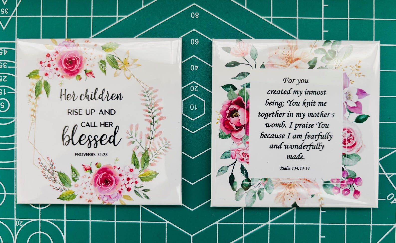 Inspirational Scripture Magnets, Christian Bible Verse, Spiritual ...