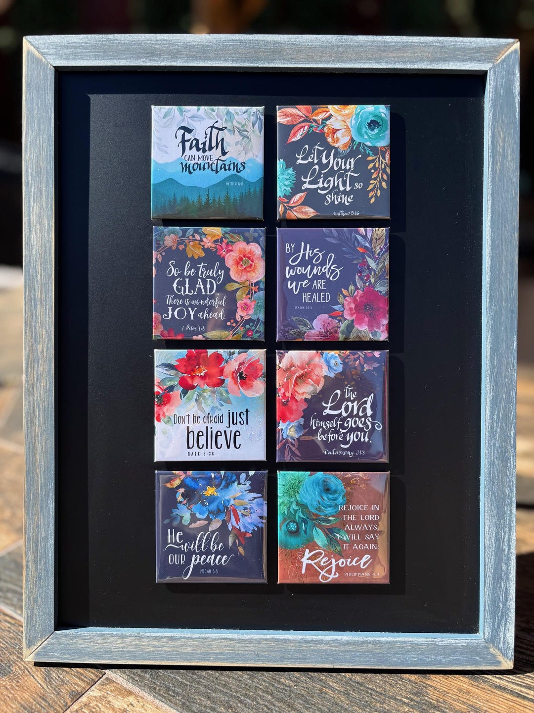Bible Verse Magnets, Christian Scripture, Inspirational, Keepsake ...