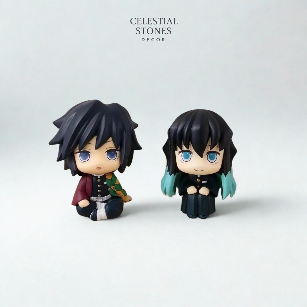 Demon Slayer Kimetsu No Yaiba Chibi Figures Set | Anime Collectible ...