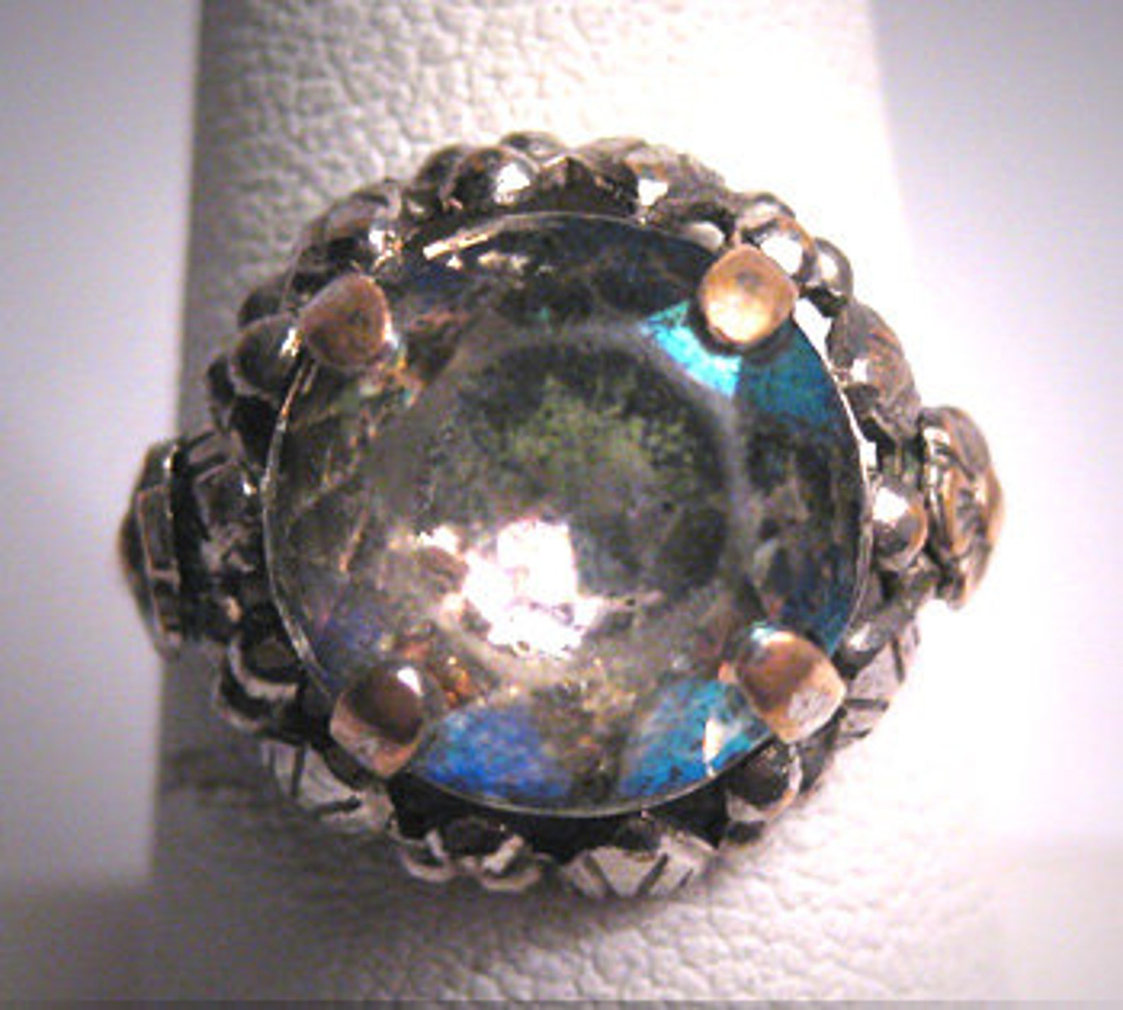 Antique Paste Ring Victorian Art Deco c.1920 Wedding | Etsy