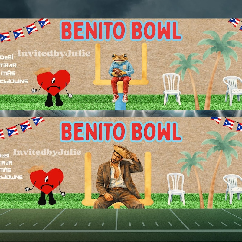 Bad Bunny Superbowl - Etsy