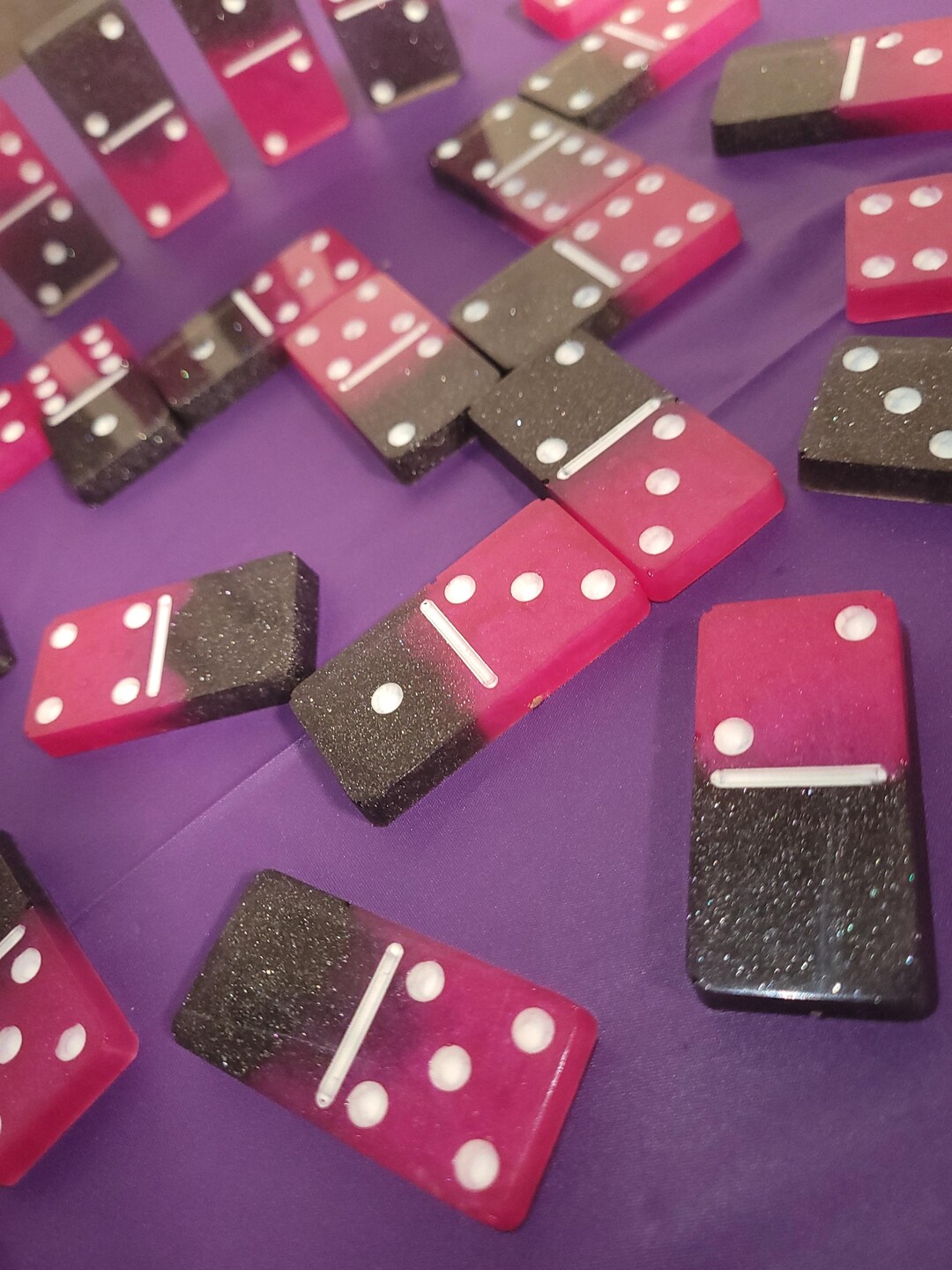 Pink Eclipse Dominoes - Etsy