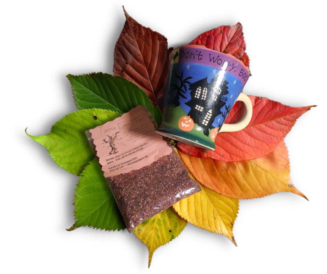Tanna Leaf Halloween Red Tea: Caffeine-free Rooibus Hibiscus Blend, No ...