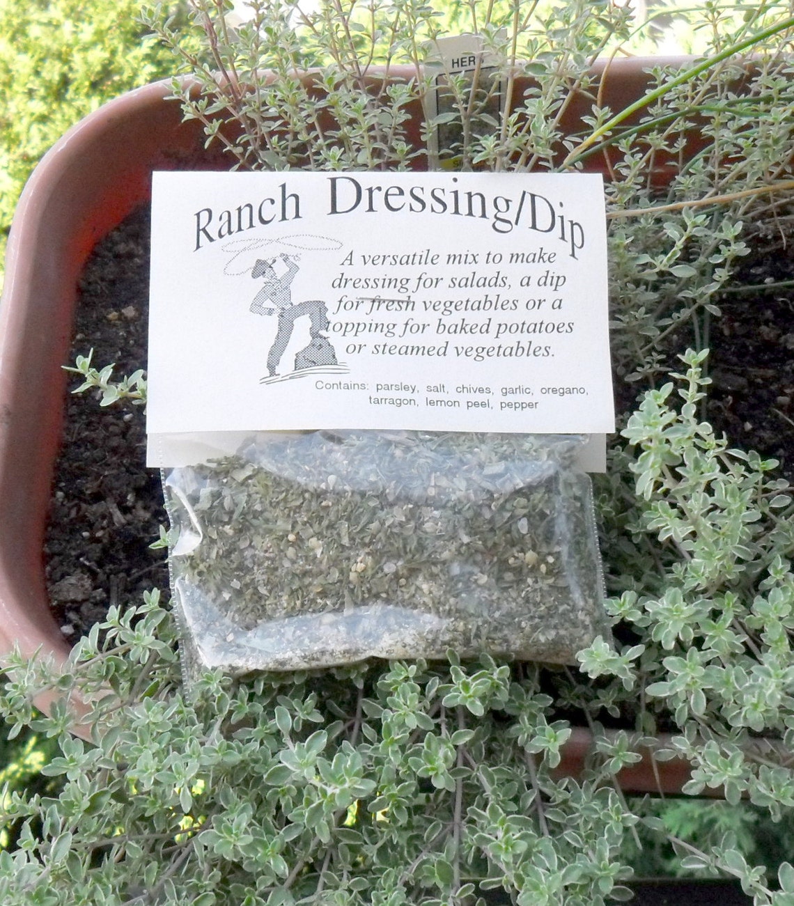 Ranch Dressing Dip Mix Hand-blended Dry Herb Cooking Mix - Etsy