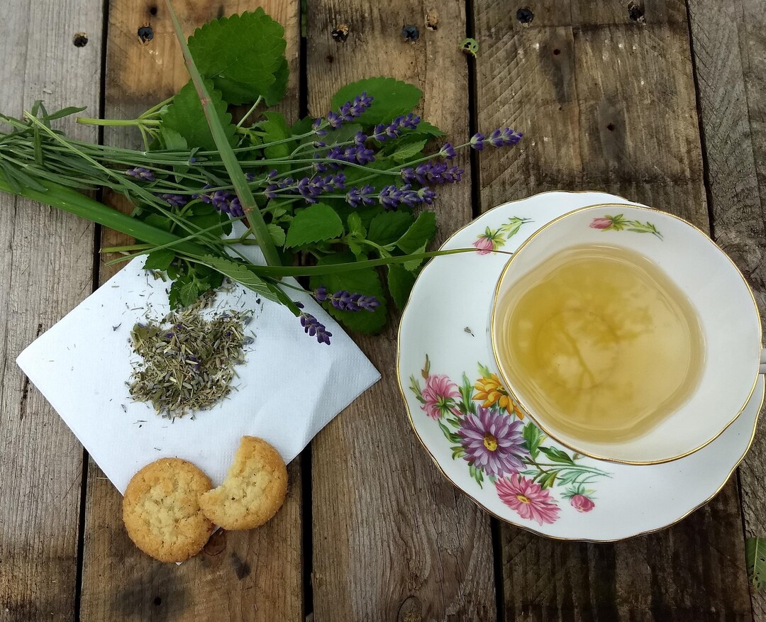 Lemon Lavender Splash Loose Leaf Herbal Tea, Lemon Balm, Lavender ...