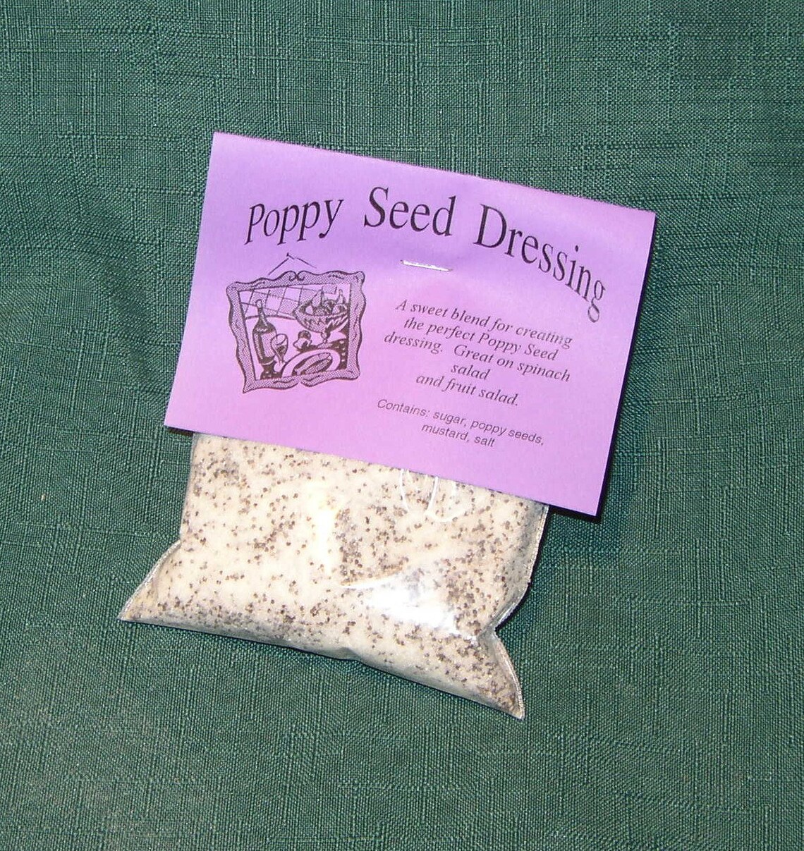 Poppy Seed Salad Dressing Herb Blend | Homemade Seasoning (set of TWO ...