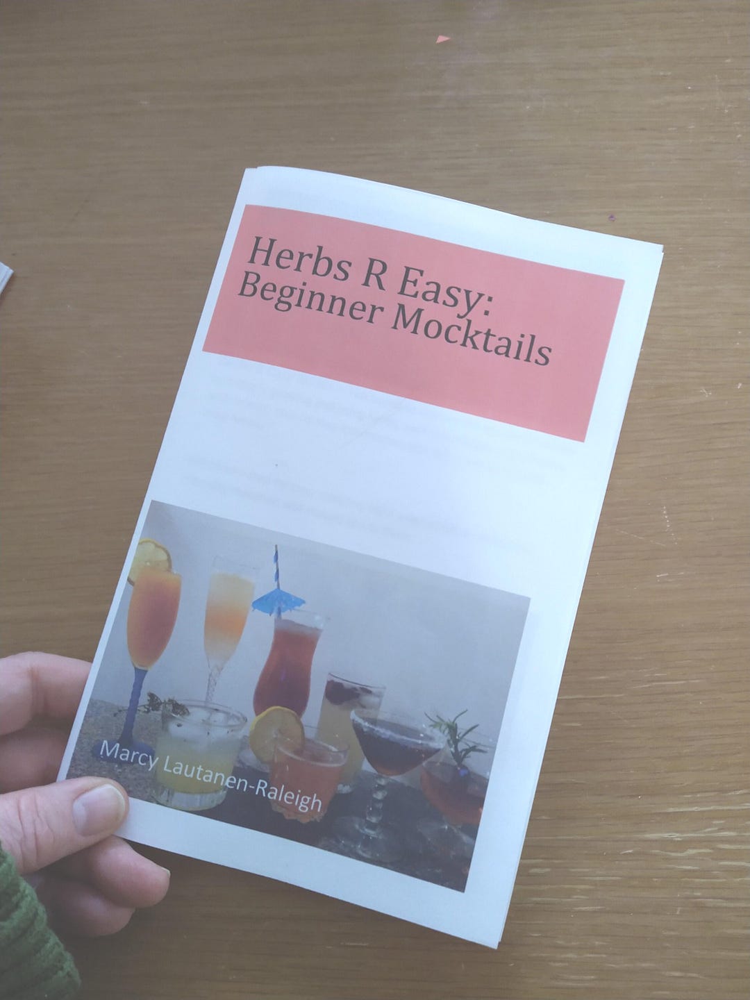 Book Beginner Mocktails in Herbs R Easy Series by Marcy Lautanen ...