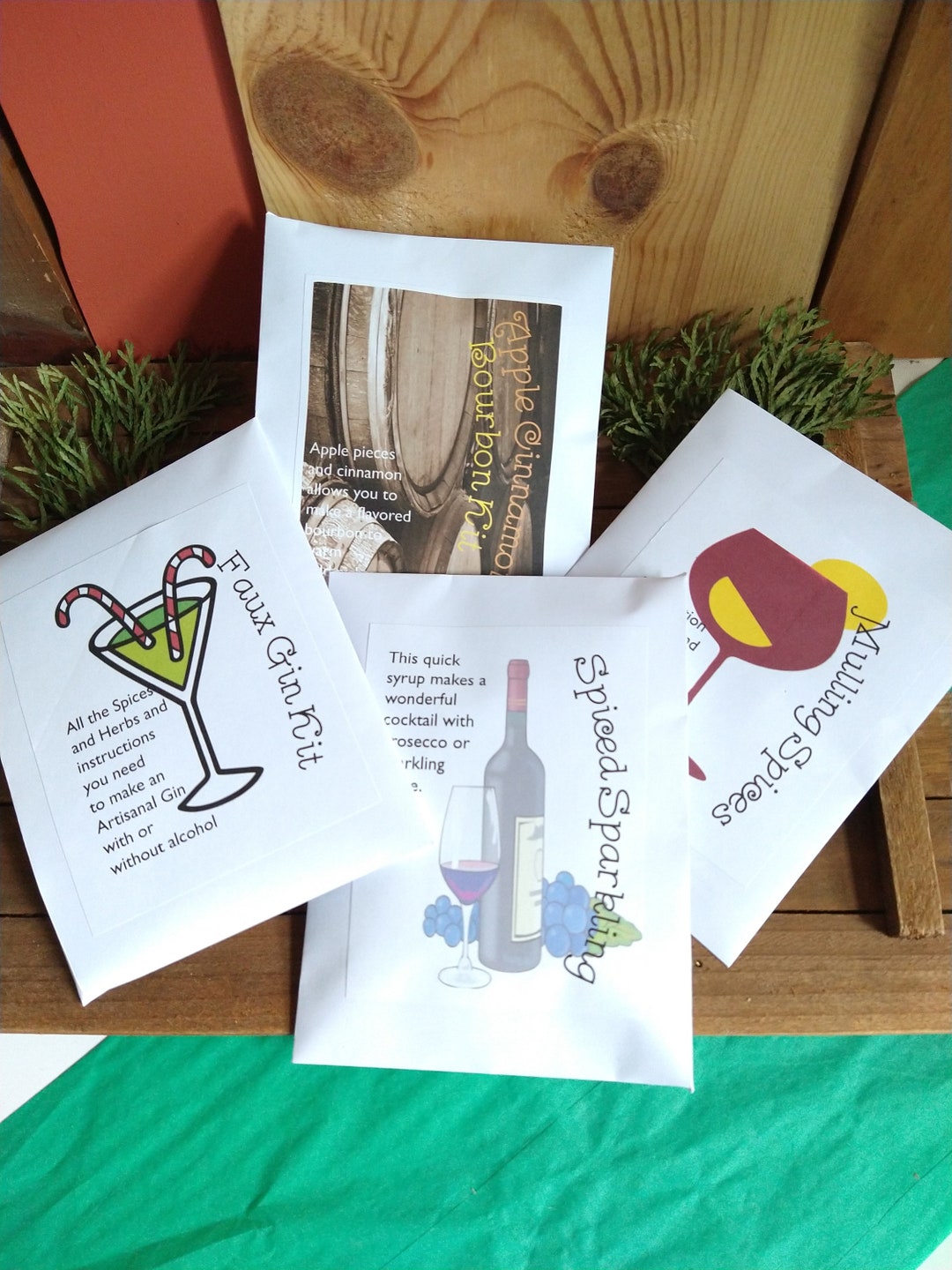 DIY Cocktail/ Mocktail Kits Make Flavored Bourbon Cider Tea - Etsy