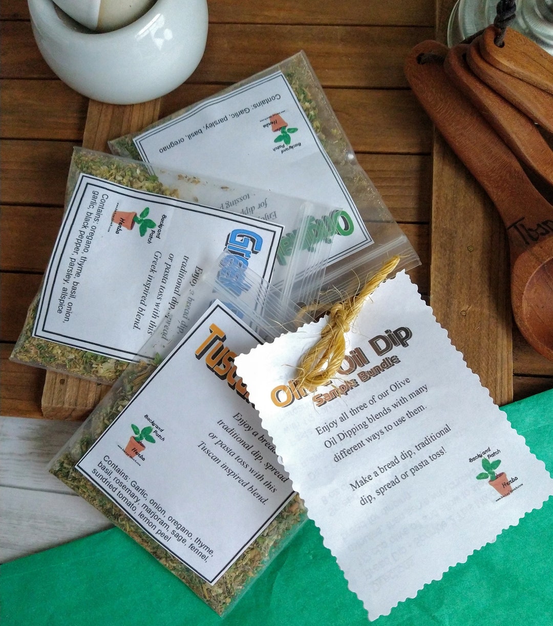 Olive Oil Dipping Dry Blends Bundle, Set 3 Bread Dip Blends for the ...