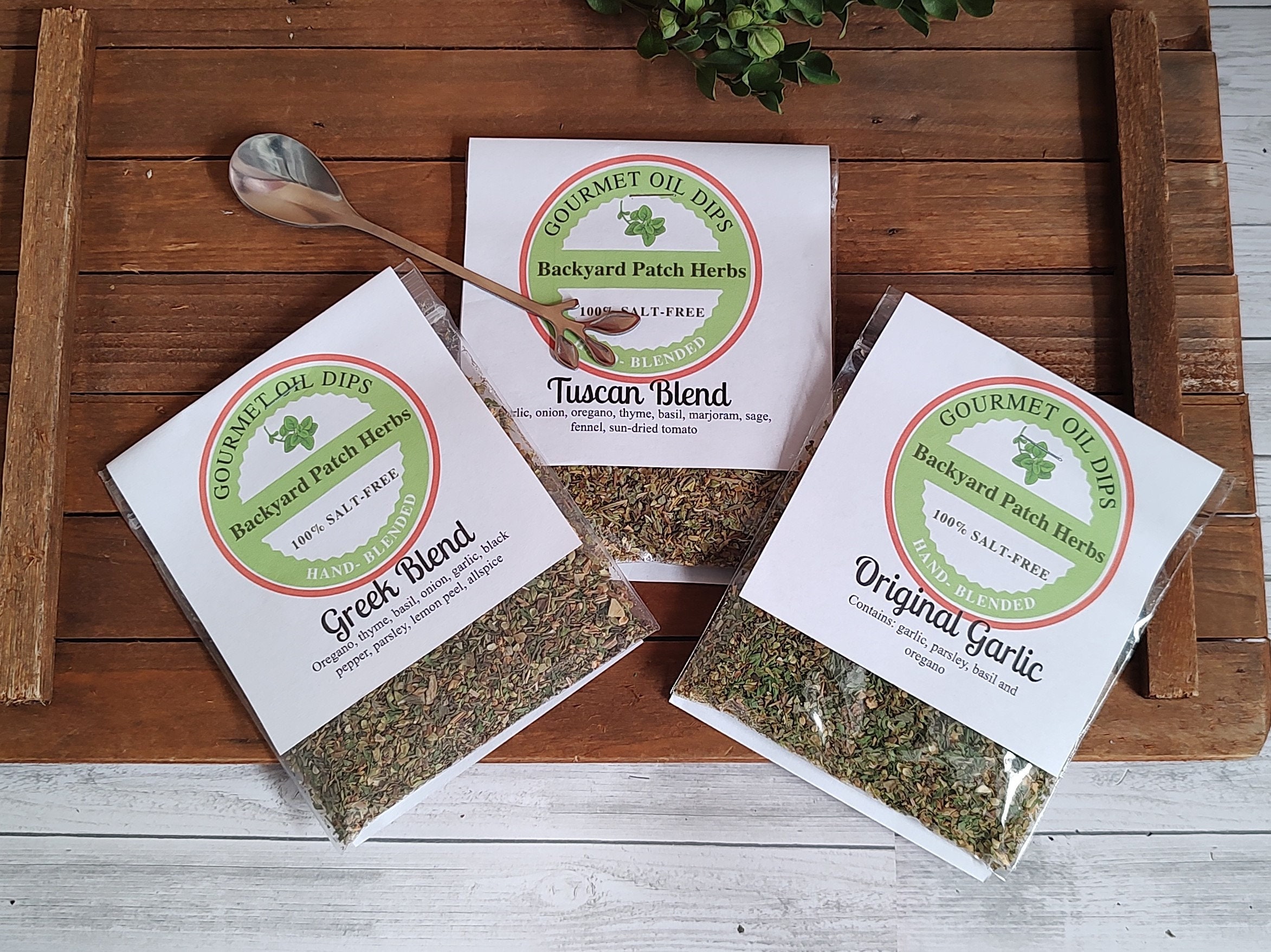 Olive Oil Dipping Dry Blends Bundle, Set 3 Bread Dip Blends for the ...