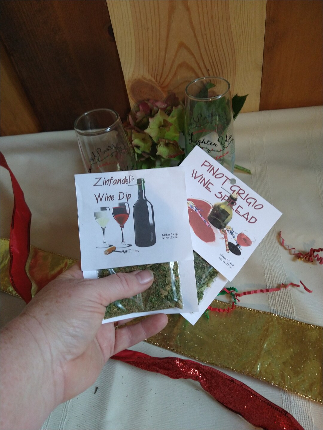 Zinfandel Wine Pairing Dip Mix, Make a Dip to Go With Your Wine, Salt ...