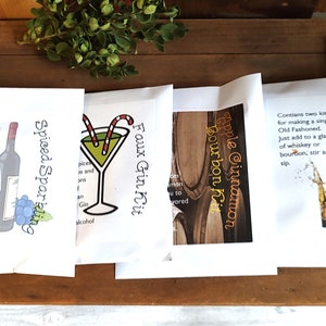 DIY Cocktail Mocktail Kits, Make Flavored Bourbon, Sparkling Wine, an ...
