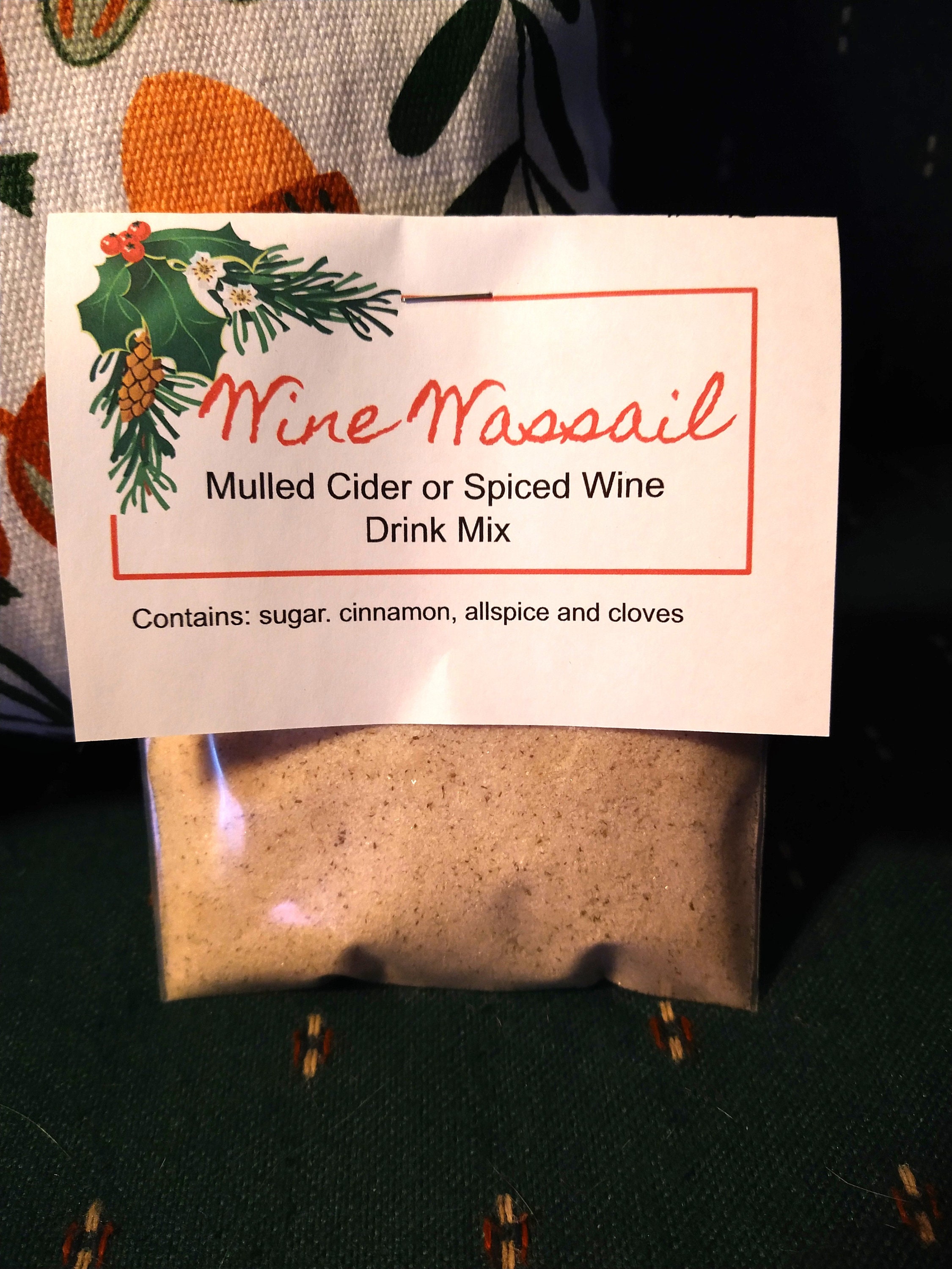 Spice Wine / Mulled Wine Blend, Sweeten Wine Into a Seasonal Drink ...