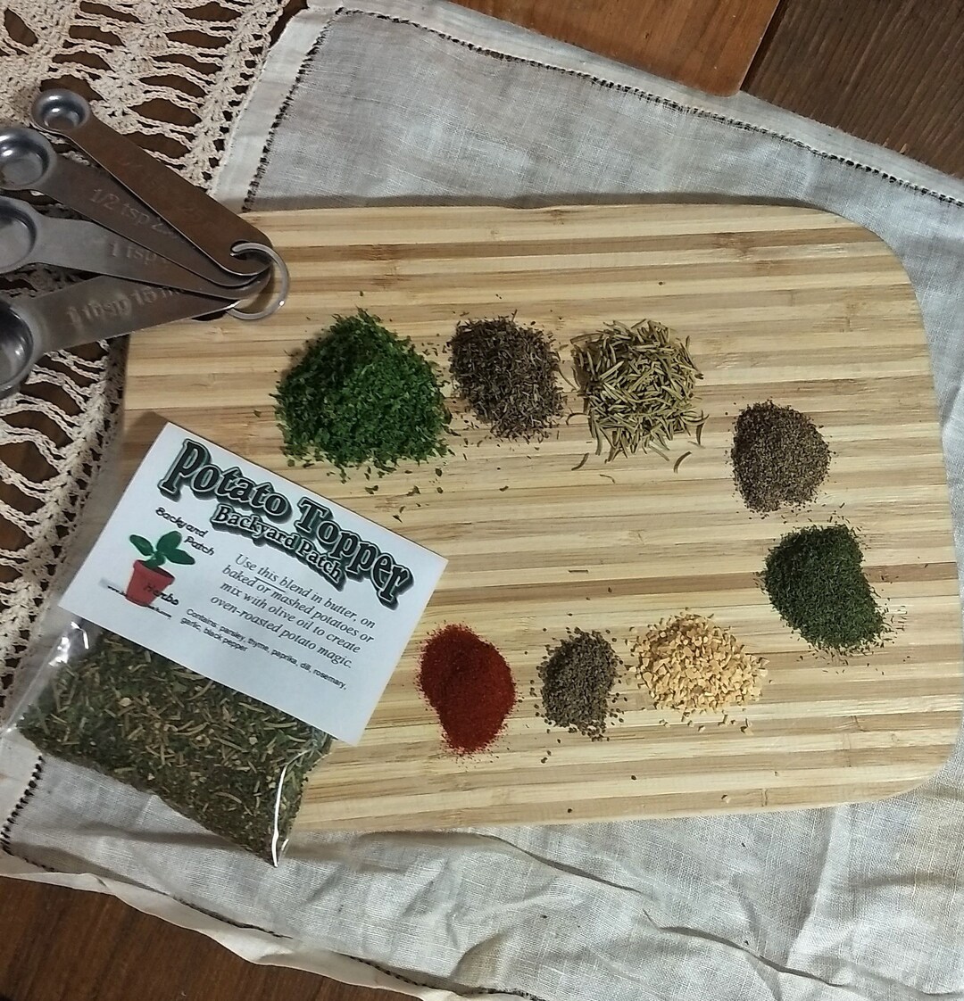 Roasted Potato Mix, Hand-blended Salt Free Dry HERB COOKING MIX, Potato ...