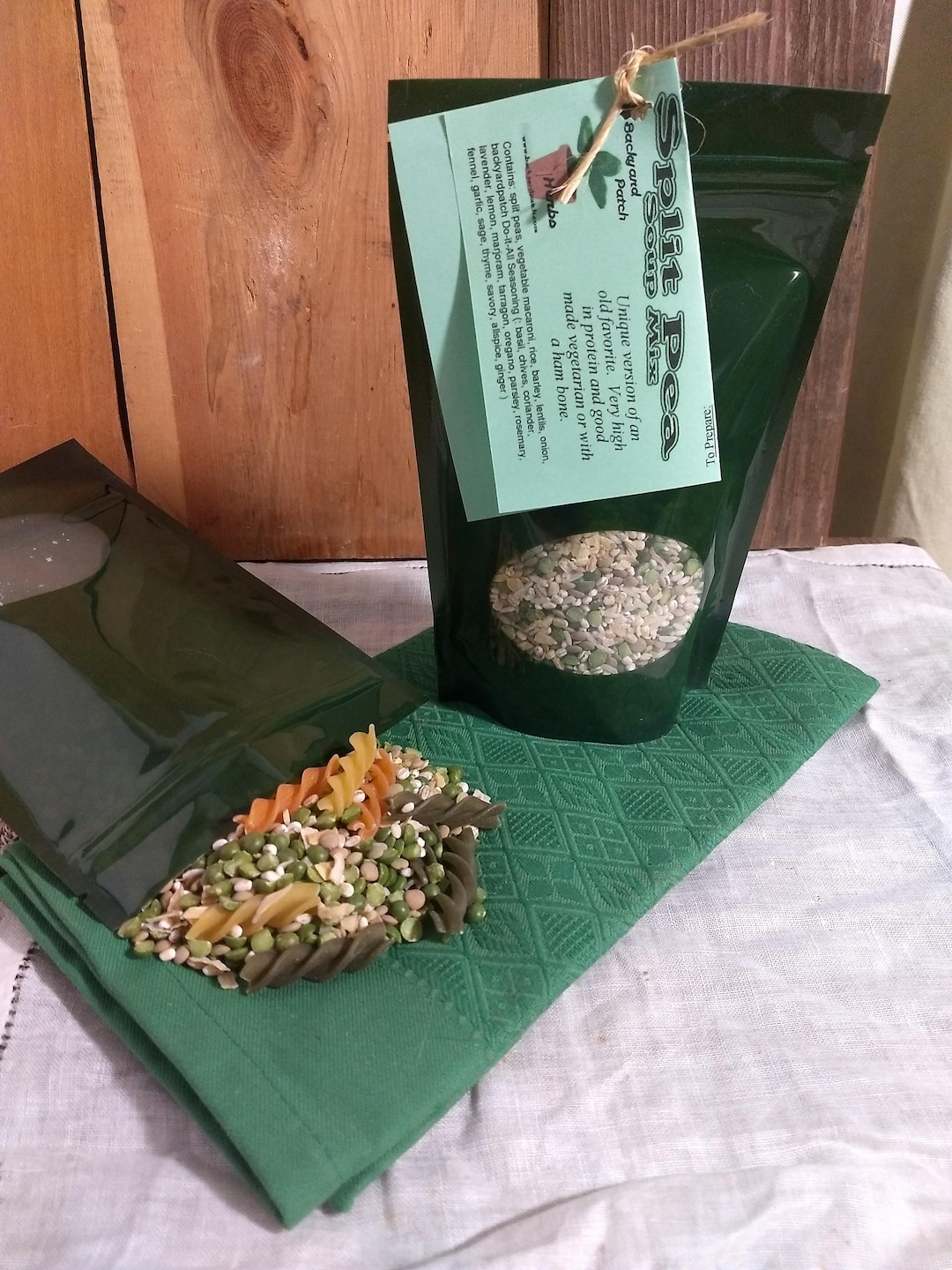 Split Pea Soup Mix | Gourmet Dry Soup Mix | Vegan | Organic | Backyard ...