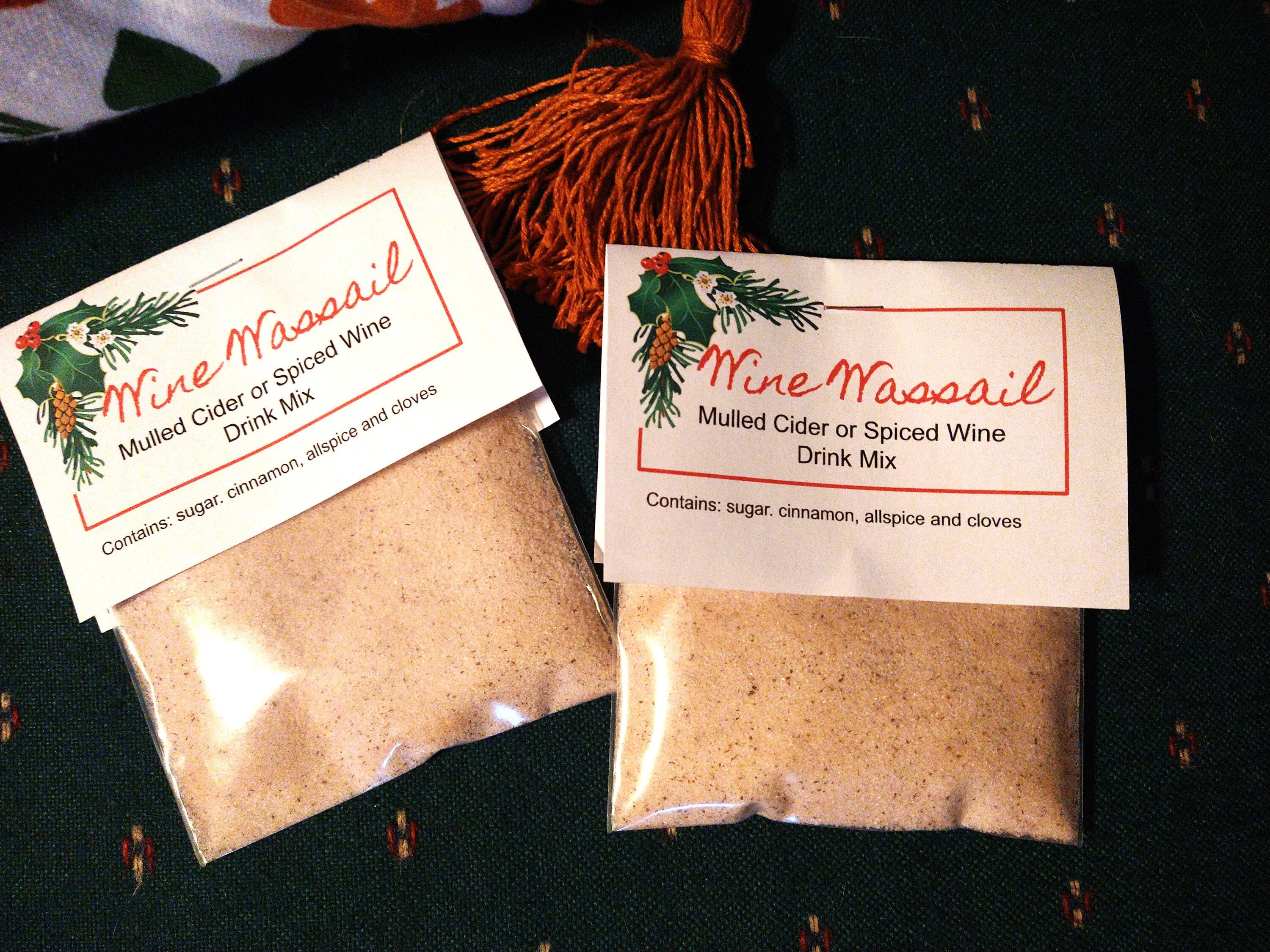 Spice Wine / Mulled Wine Blend, Sweeten Wine Into a Seasonal Drink ...