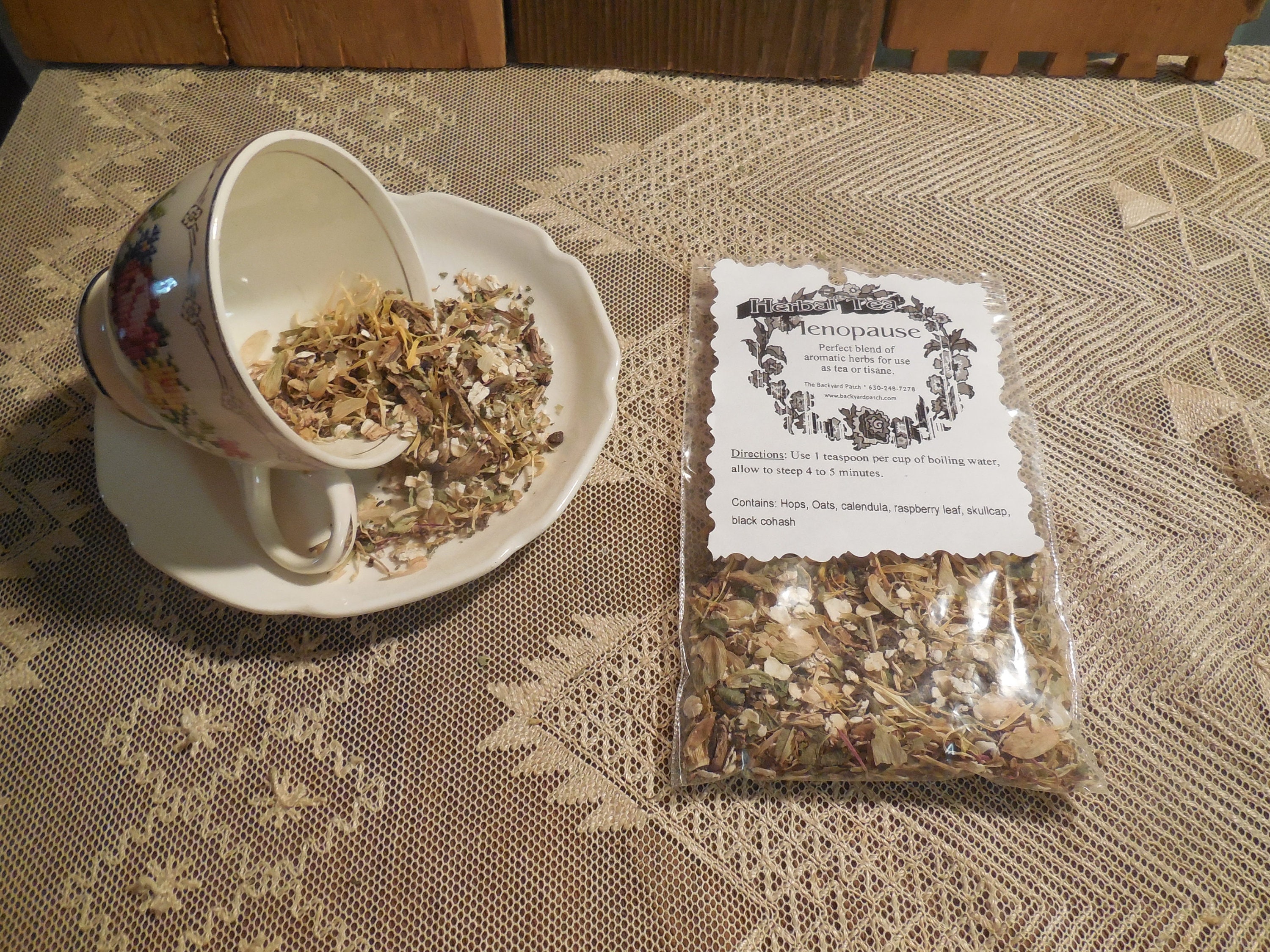 Menopause Women's Loose Herbal Tea no caffeine Black | Etsy