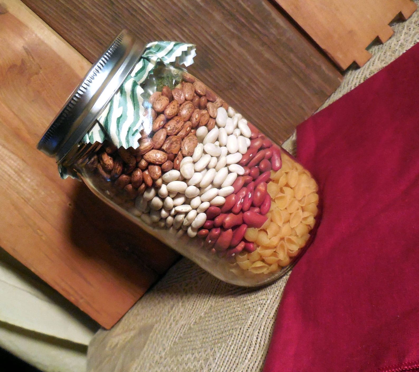 Pasta E Fagioli or Pasta Fasule Soup in a Jar | Gourmet Dry Soup Mix ...